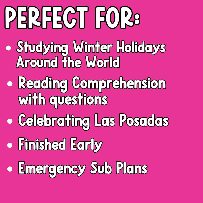 Las Posadas Reading Comprehension, Feliz Navidad, Winter Latinx, Winter ...