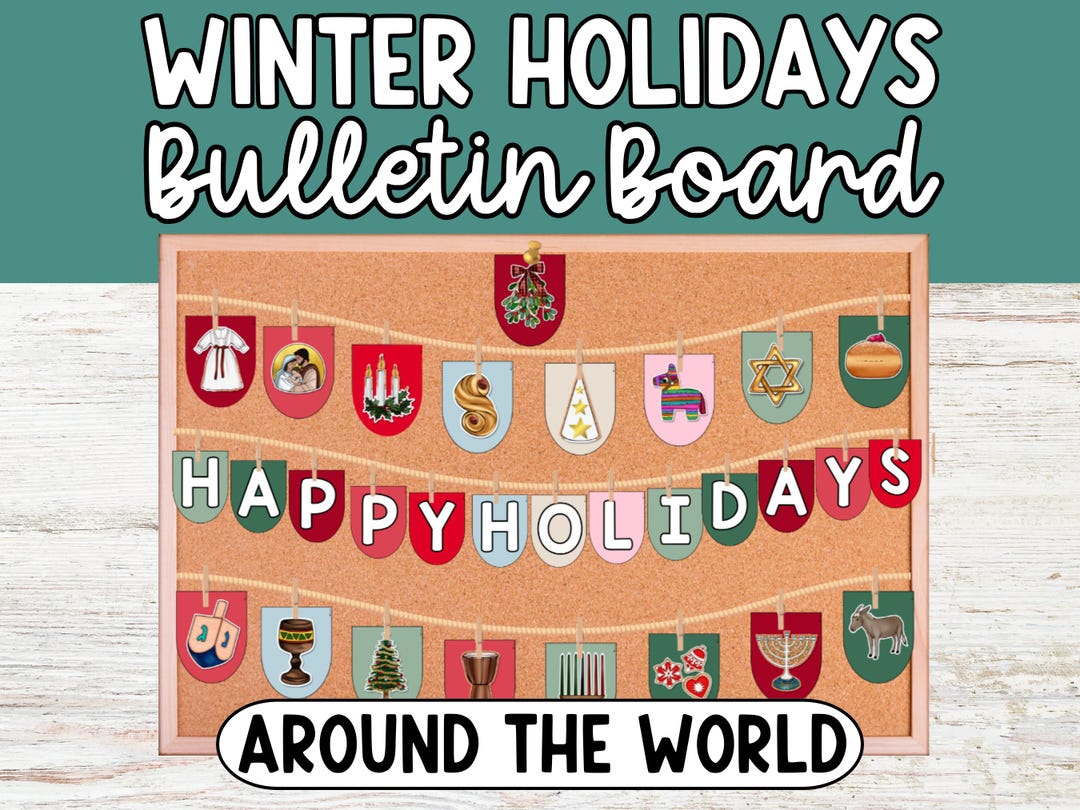 Winter Holidays Around the World | Bulletin Board, Kwanzaa, Hanukkah ...