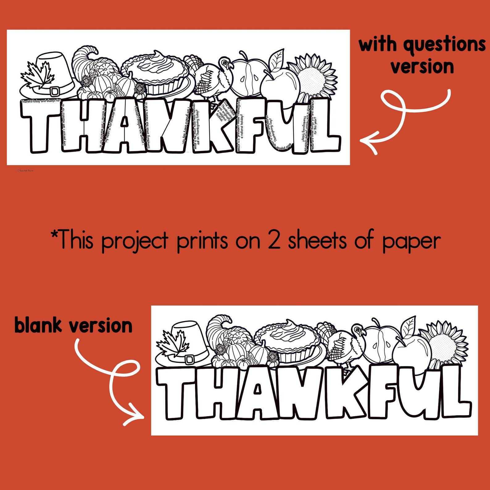 Thanksgiving Craftivity Bulletin Board, Middle School, Thanksgiving ...