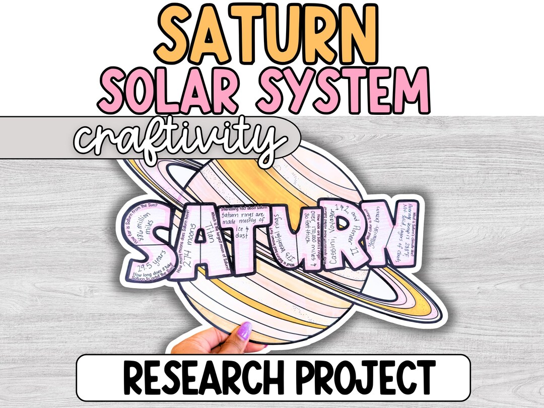 All About Saturn Craft, Solar System Project, Planet Coloring Page ...