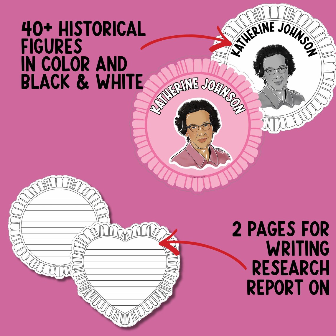 Black History Valentine Month Bulletin Board Set, Door Decor, February ...