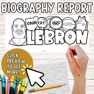 Lebron James Craft | Famous Person Biography Research Project ...