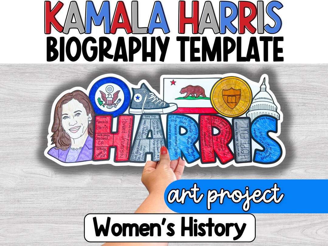 Kamala Harris | Biography Template Project, Black History, Women's ...