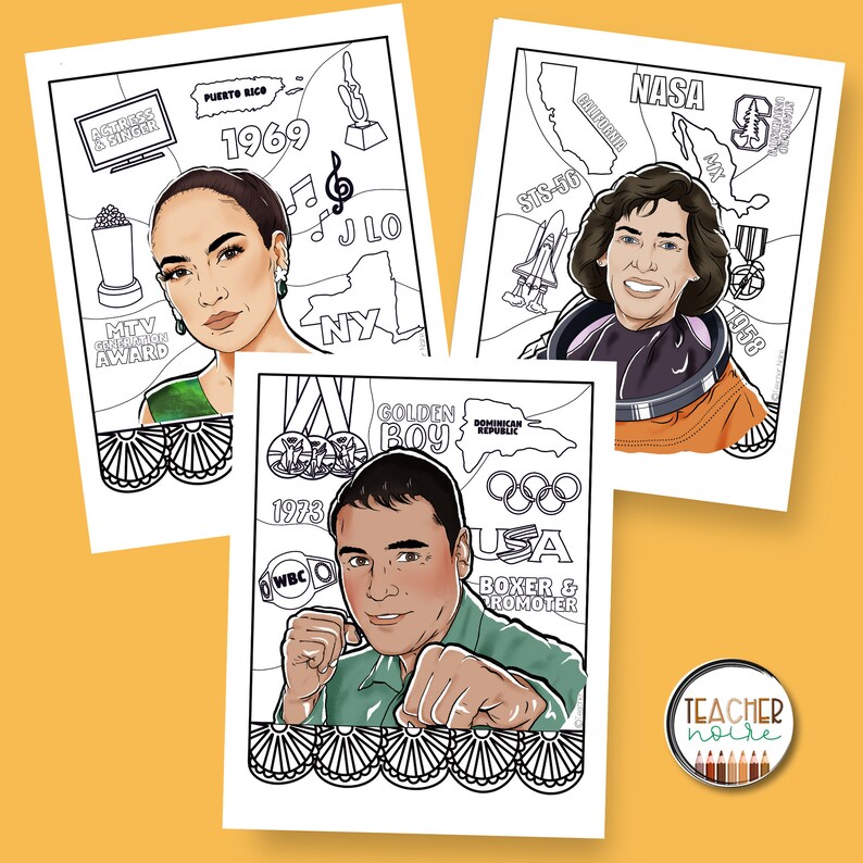 Hispanic Heritage Coloring Pages, Hispanic Heritage Bulletin Board ...