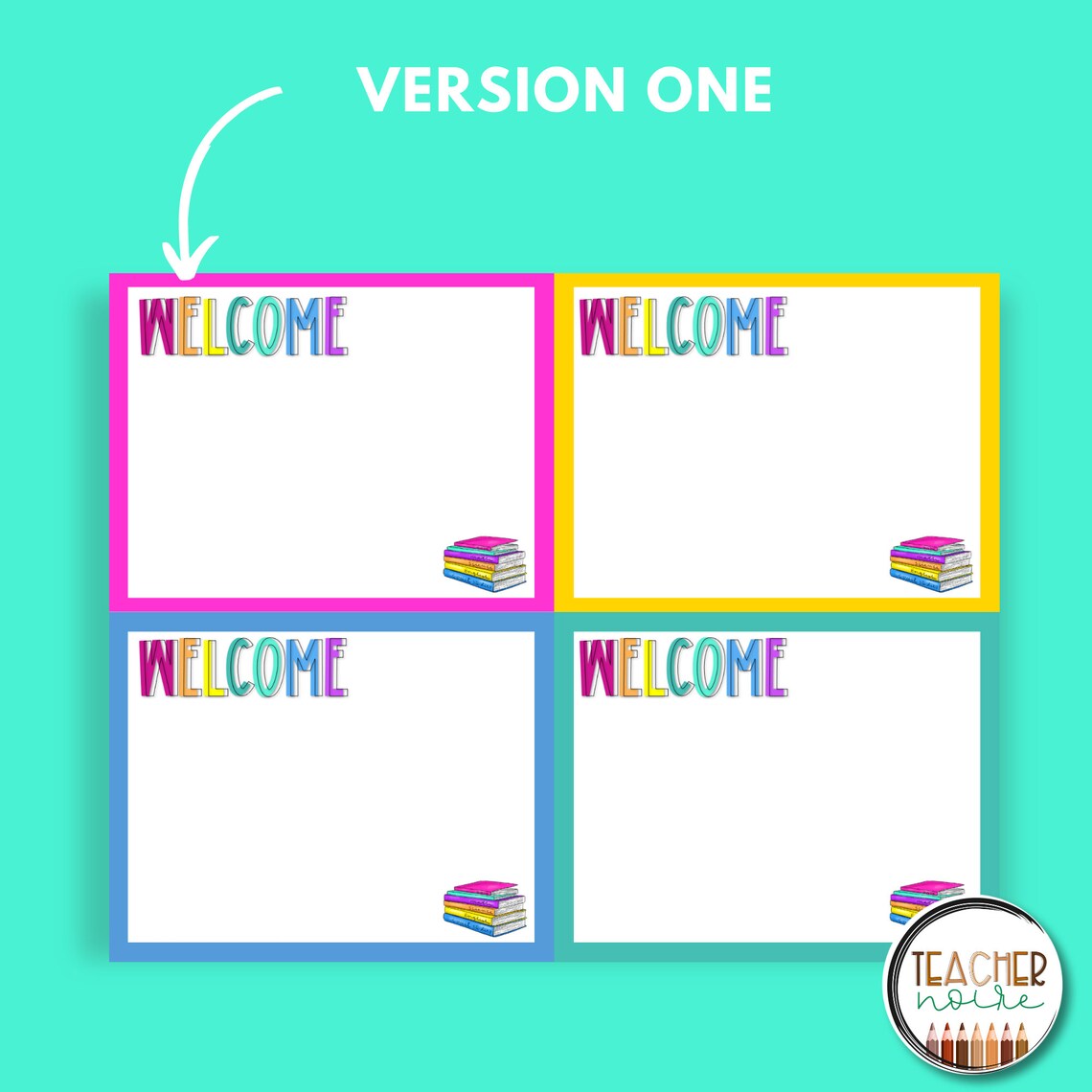 Back to School Teacher Postcard Welcome Note to New Student - Etsy