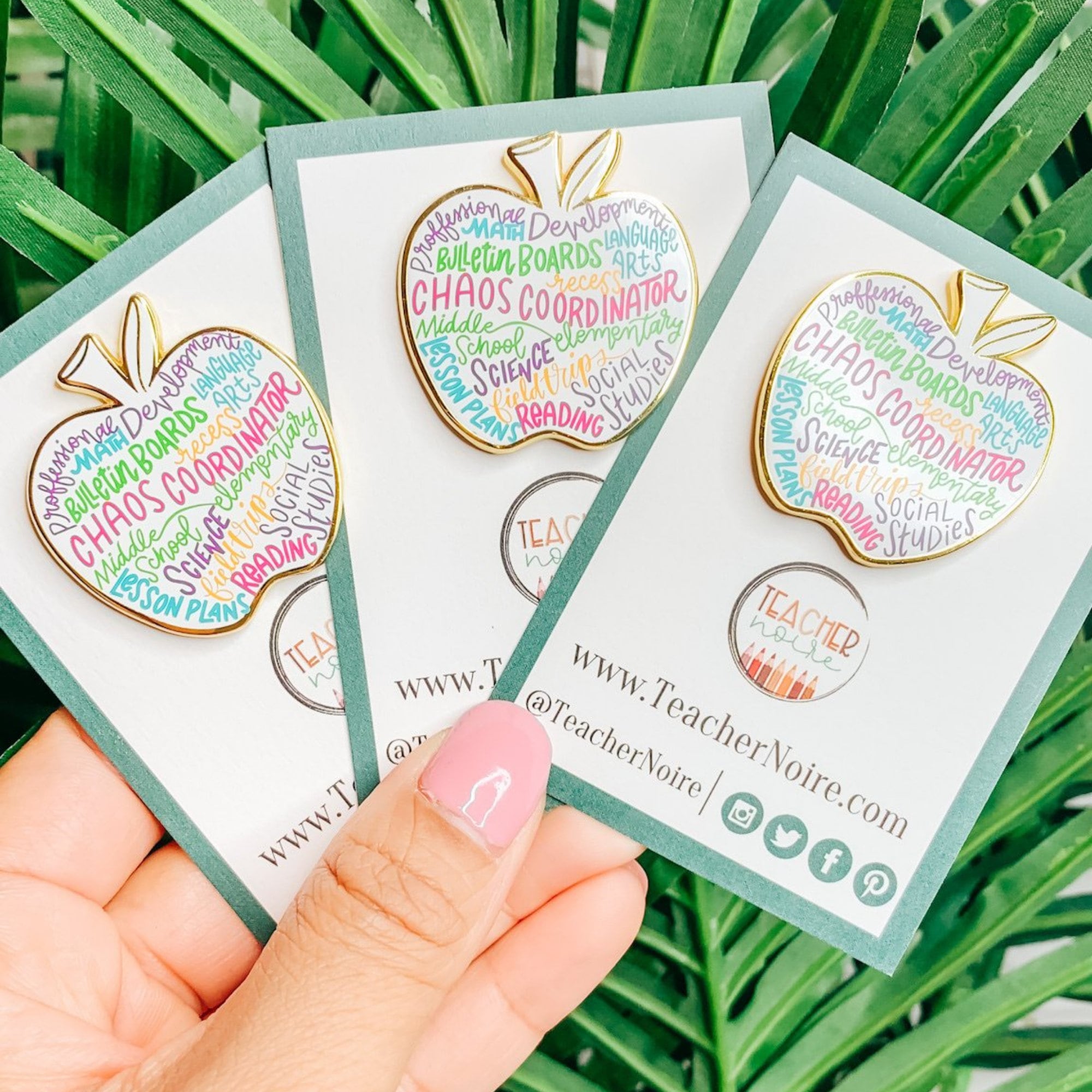 Teacher Life Apple Hard Enamel Teacher Pin Teacher Pins for - Etsy