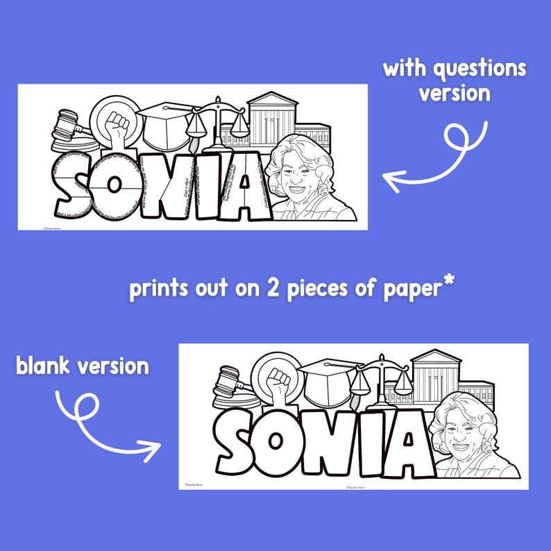 Hispanic Heritage Month Project, Sonia Sotomayor Biography Template ...