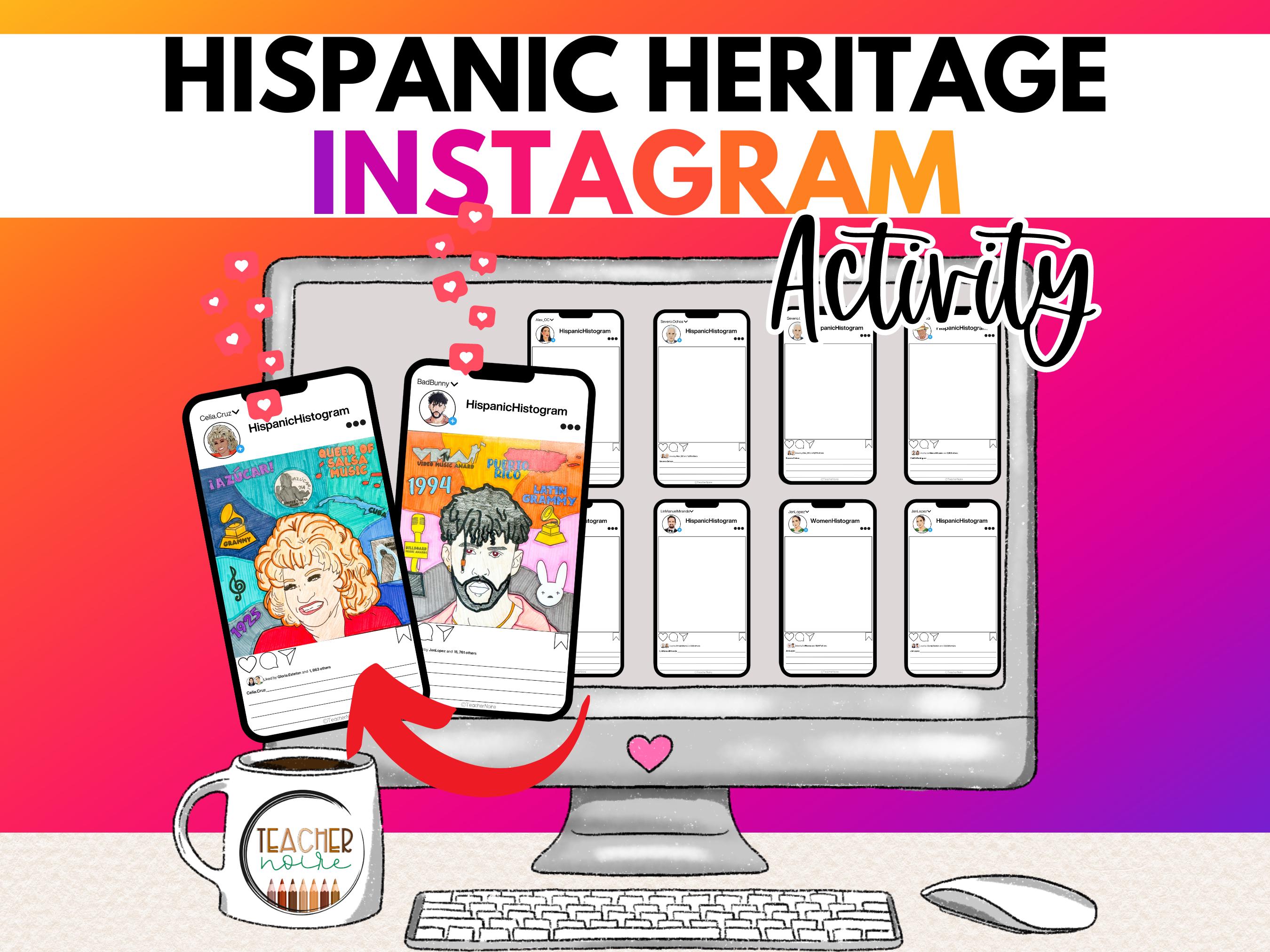 Hispanic Heritage Month Project, Bulletin Board, Famous Latinx Posters ...
