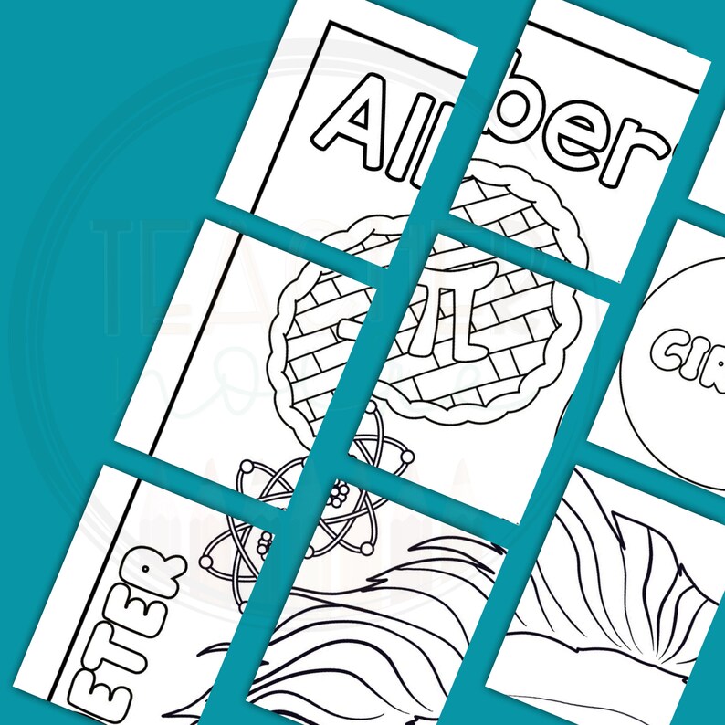 Albert Einstein for Kids, Pi Day Activity for Middle School, Pi Day ...