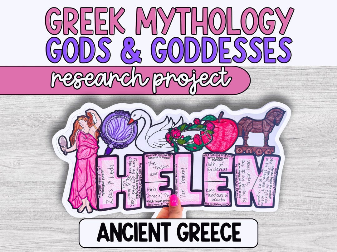 Helen of Troy, Ancient Greek God and Goddesses, Greek Mythology Project ...