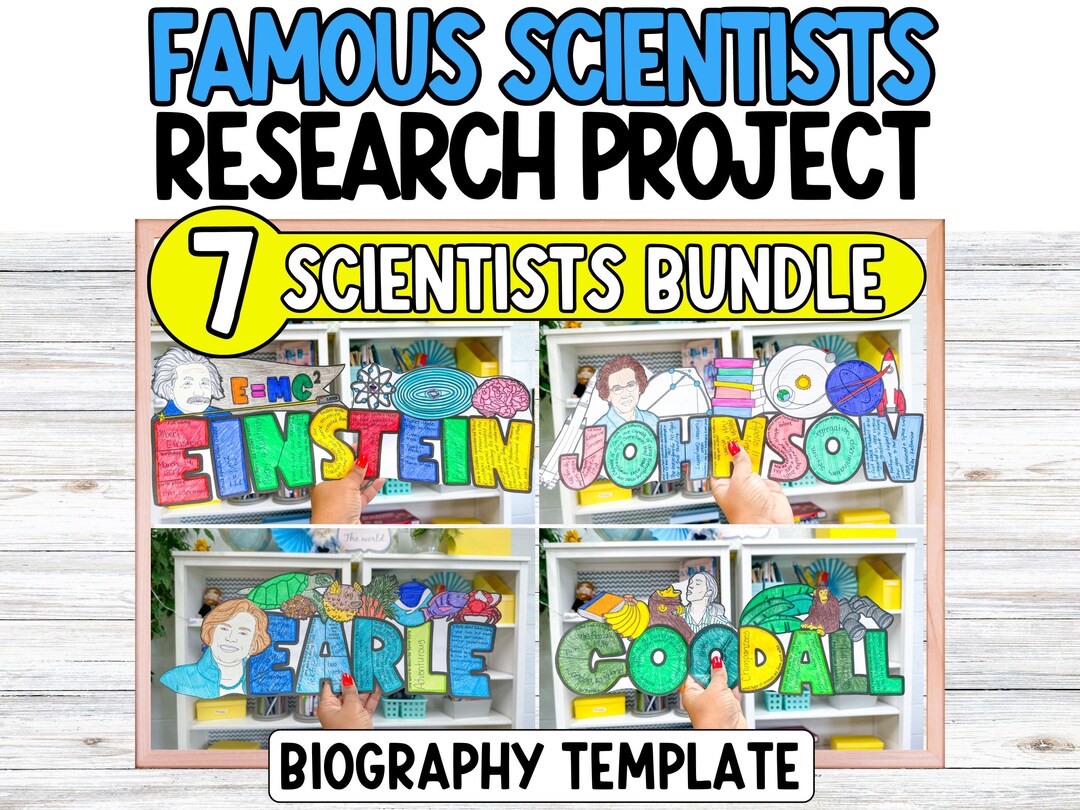 Famous Scientists and Inventors Research Project, Science Posters ...