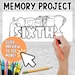 6th Grade End of Year Memory Book, Reflection Craftivity, Last Week of ...