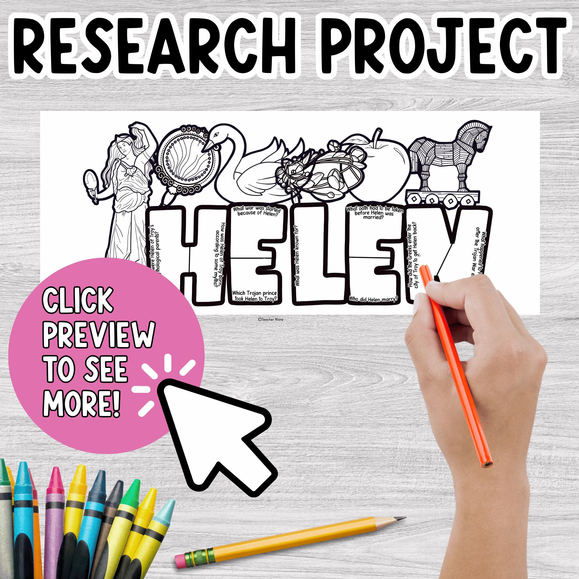 Helen of Troy, Ancient Greek God and Goddesses, Greek Mythology Project ...