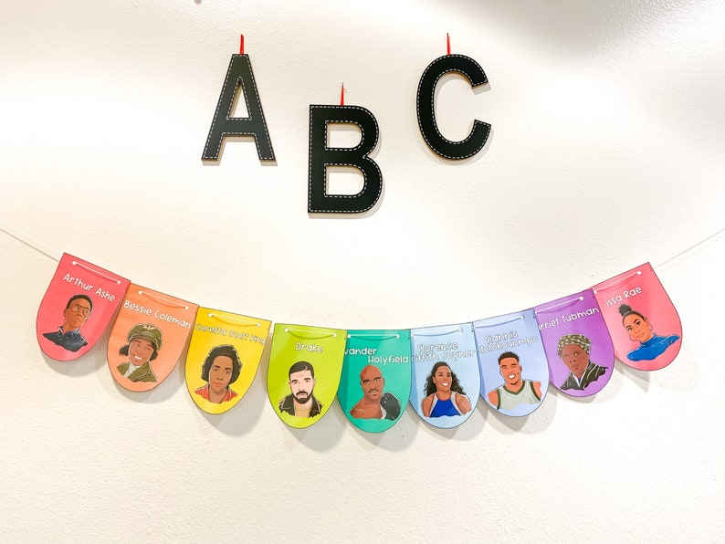 Black History Month Bulletin Board Abc's of Black History - Etsy