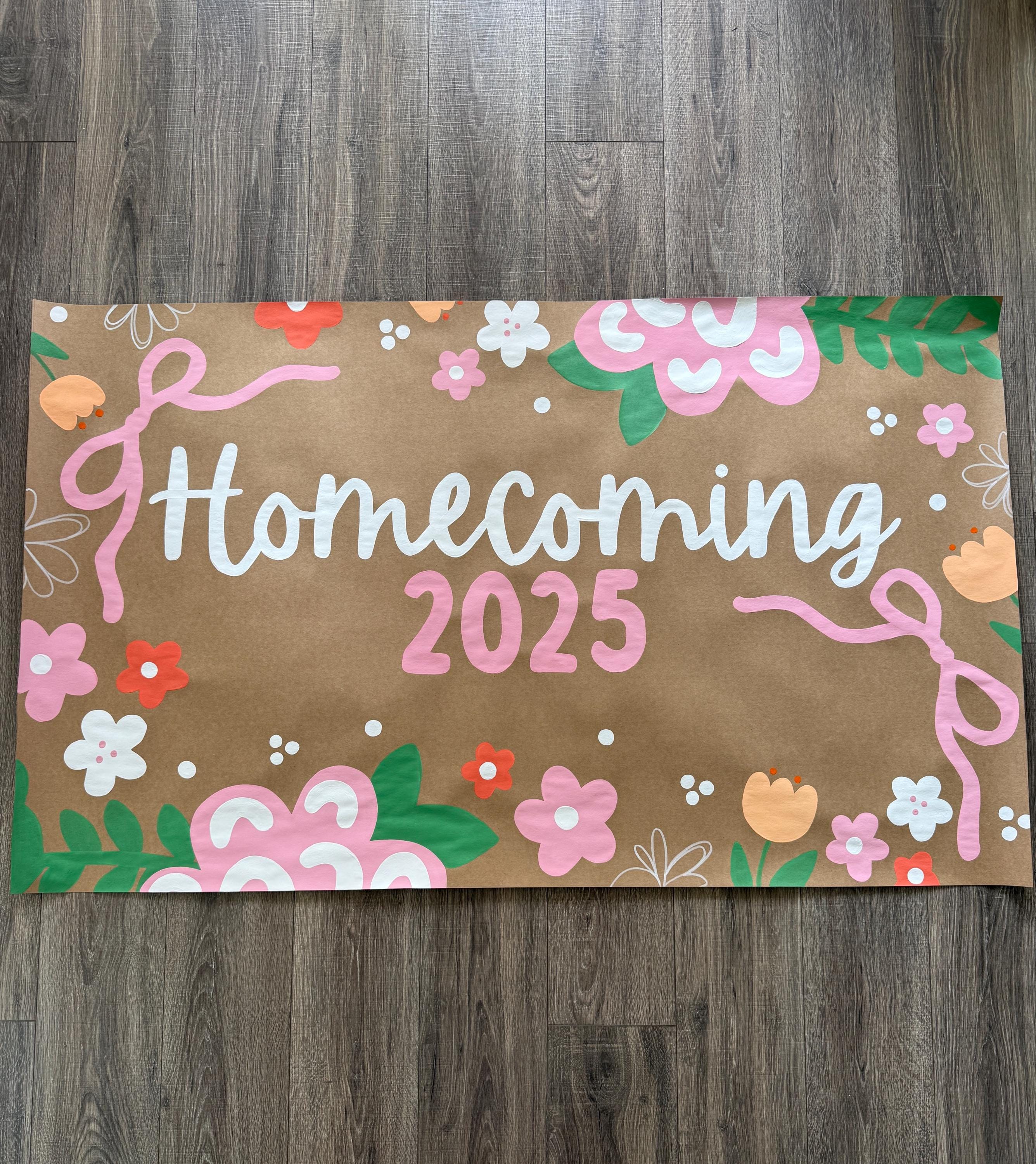 HOCO | Homecoming Banner Template: Editable Canva Design (instant ...