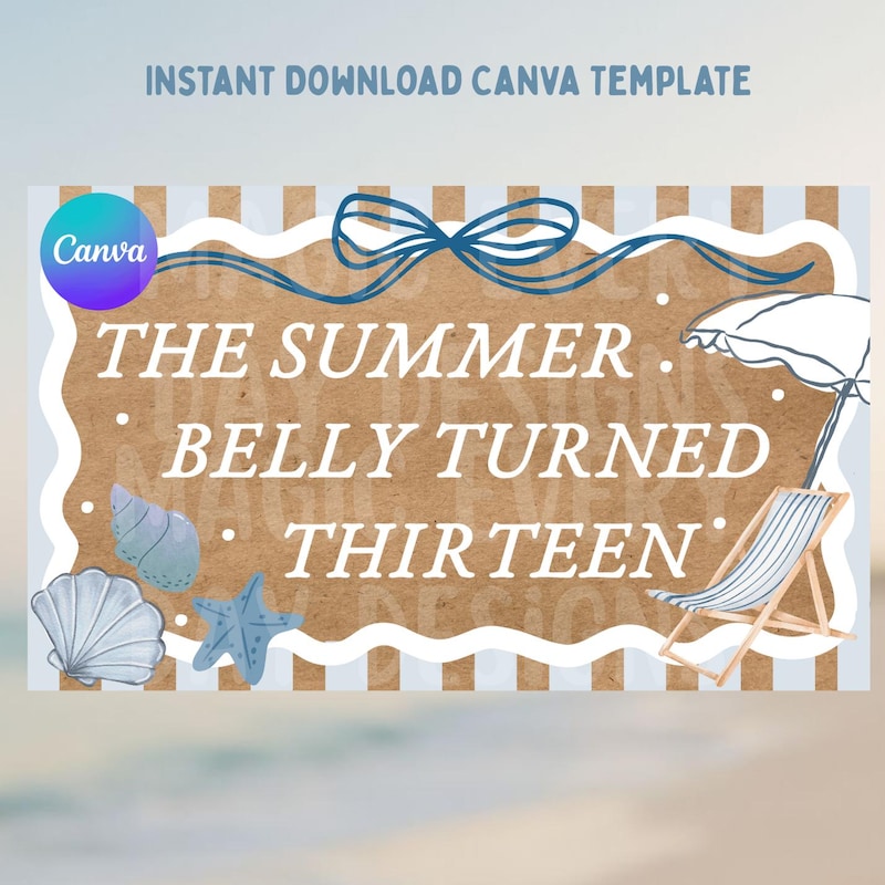 Summer I Turned Pretty Posters - Etsy