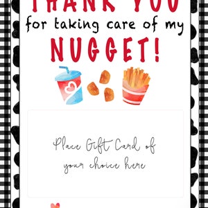 End of School Year Teacher GIFT Card: PRINTABLE // Teacher Gift ...