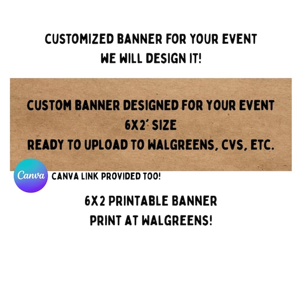 Custom Walgreens Banner - Etsy