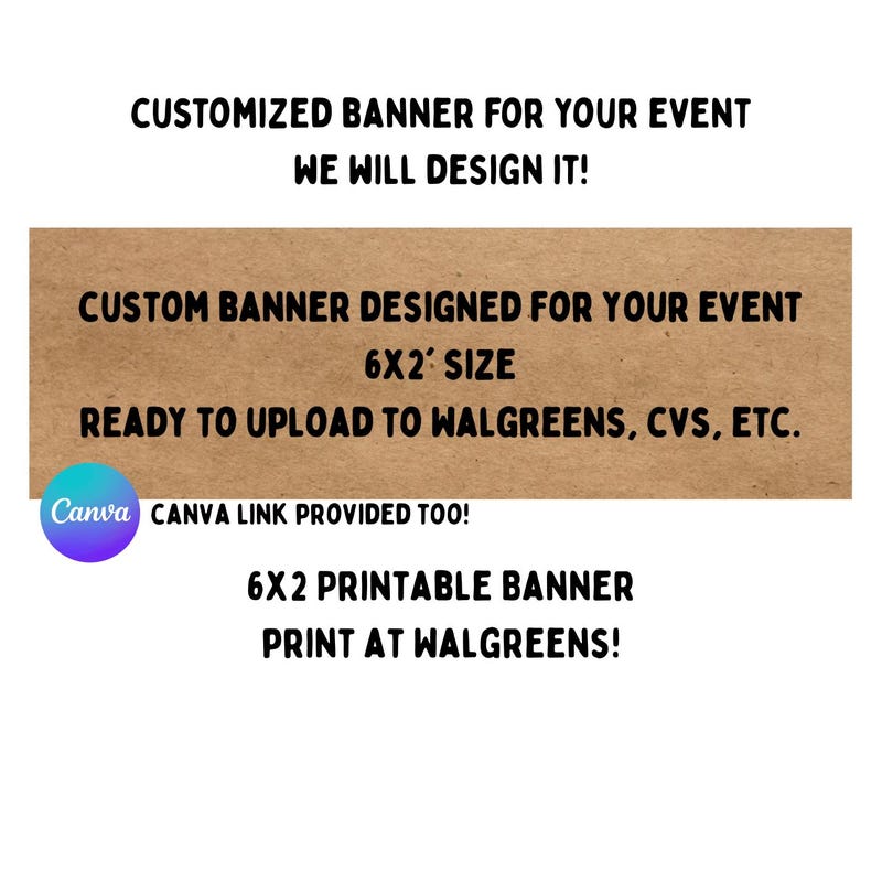Walgreens Banner - Etsy