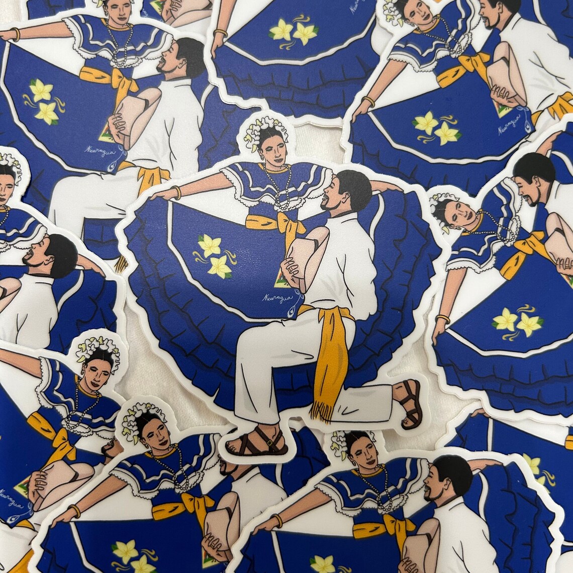 Managua Nicaraguan Dancer Sticker - Etsy