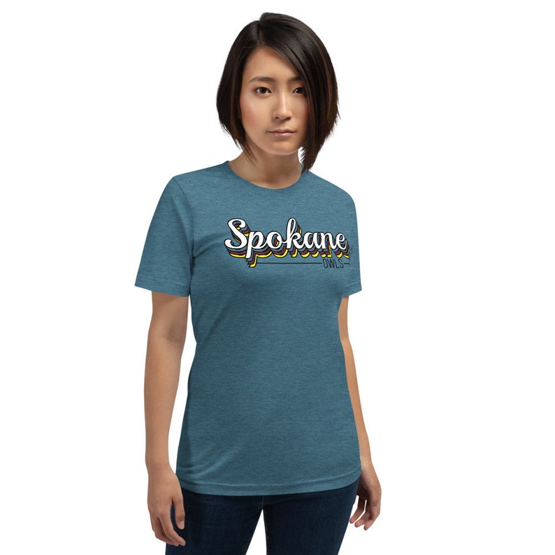Spokane Owls (lady) Short-sleeve T-shirt - Etsy