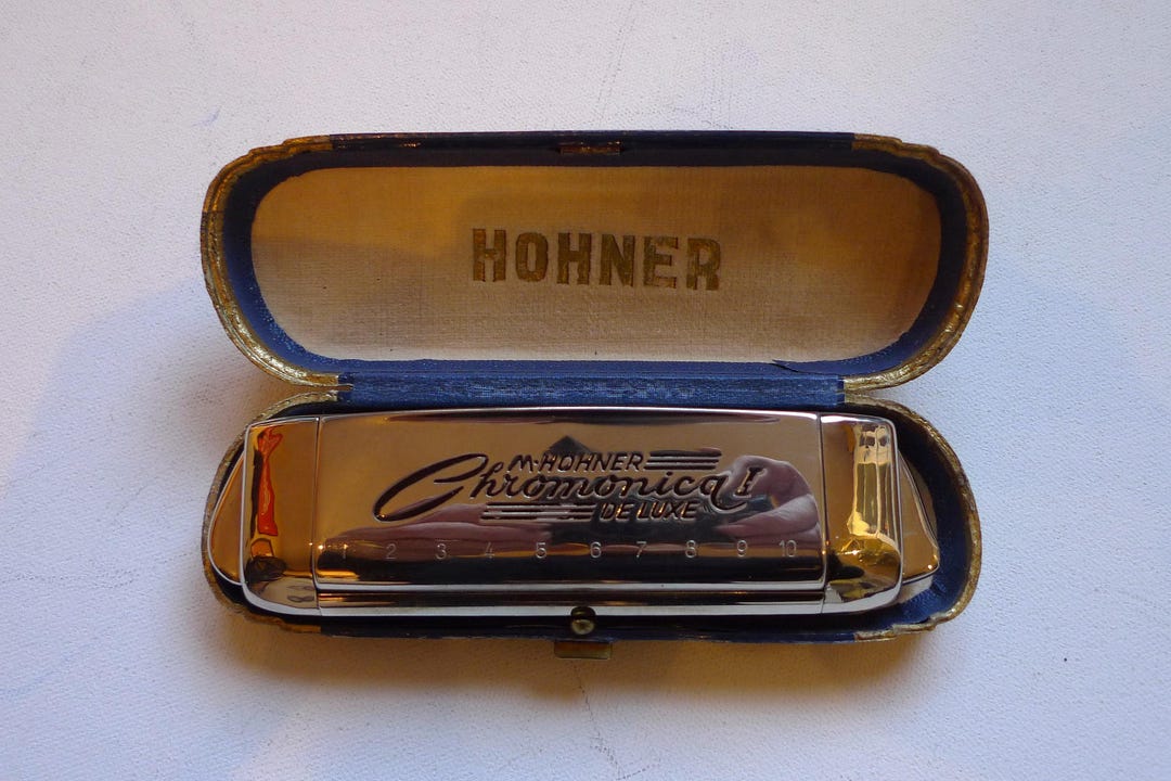 Vintage M Hohner Chromonica 1 De Luxe - Harmonica - Etsy