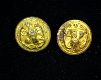 Us Navy Buttons | Etsy