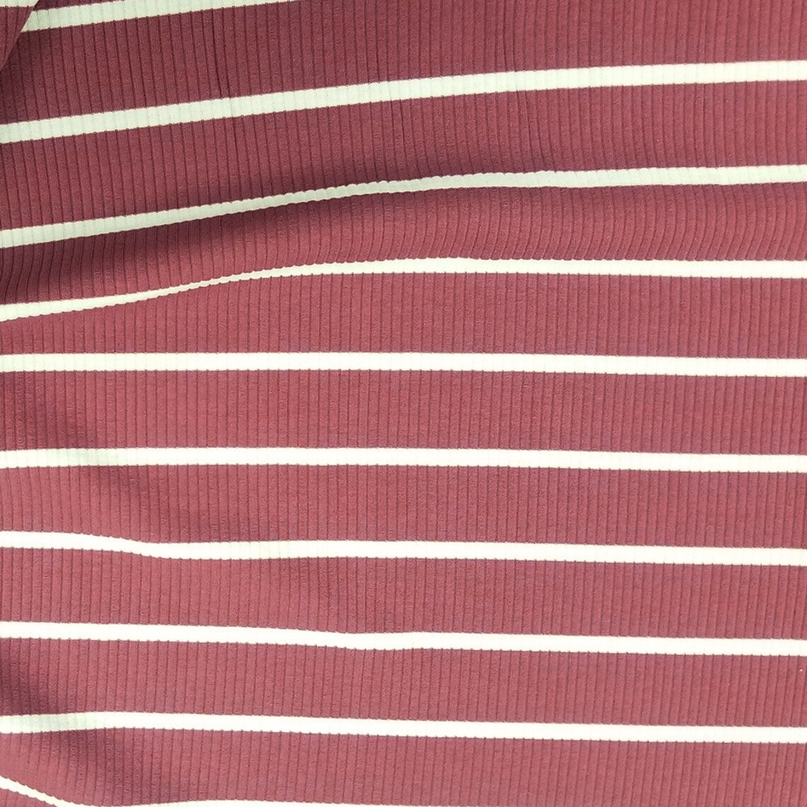Cotton Rib Stripe Spandex 5x2 Rib 1 AND 3/5 Inch Ribbed Double - Etsy