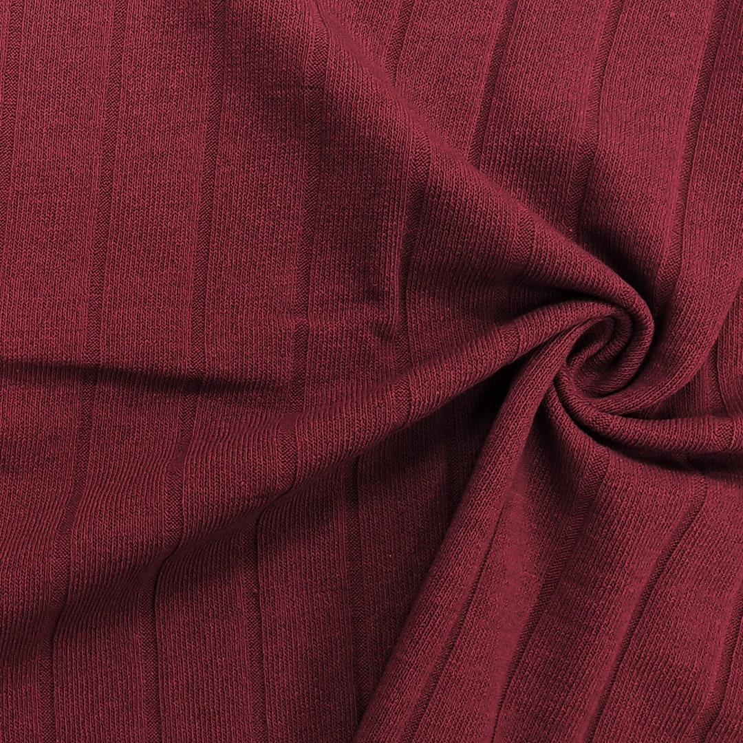 Cotton Spandex Rib Sweater 19X4 Ribbed Double Knit Fabric by - Etsy