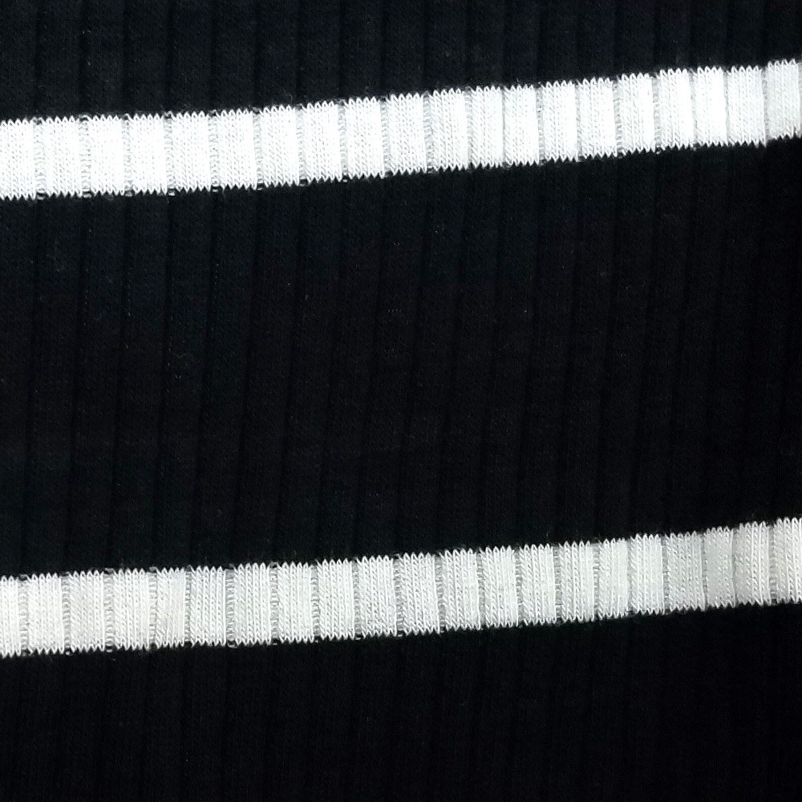 Cotton Rib Stripe Spandex 5x2 Rib 1 AND 3/5 Inch Ribbed Double - Etsy
