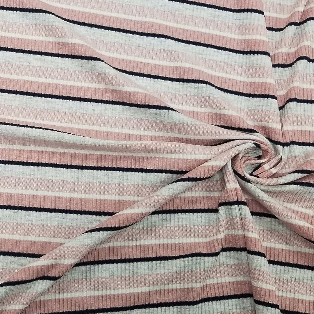 3X3 Rib Stripe Spandex 1 AND 3/5 Inch Ribbed Double Knit - Etsy.de