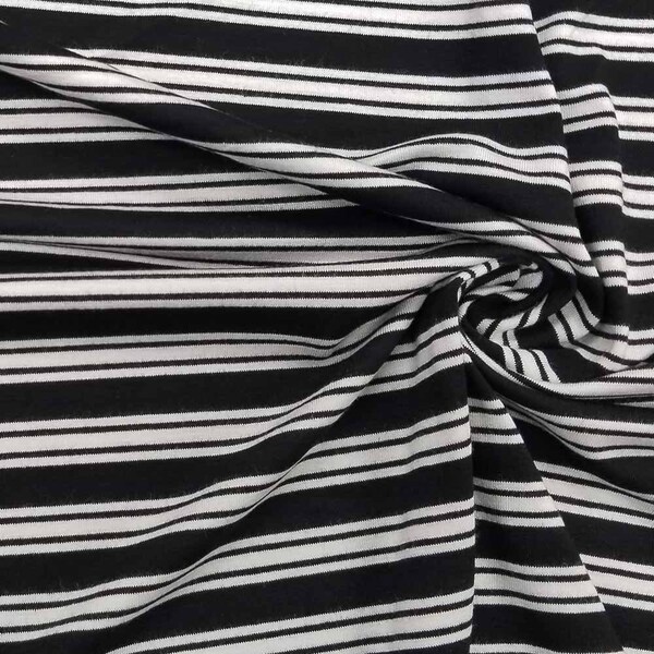 Stripe Jersey Fabric - Etsy