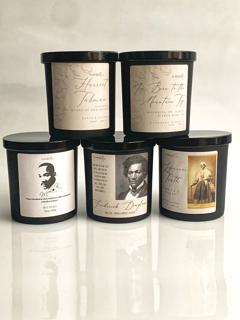 Barack Obama Scented Candle: Mango Coconut Soy Wax, Black History Gift ...