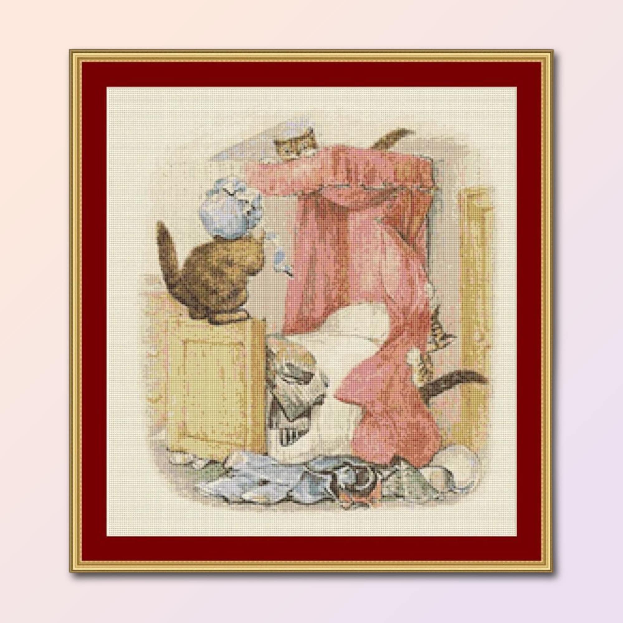 Beatrix Potter Cross Stitch Pattern, "quite the Contrary", Beatrix ...