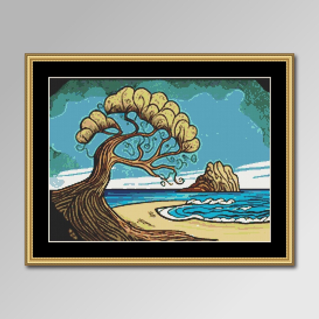 Seashore Fantasy #2 Cross Stitch Pattern, Instant Download, Printable ...