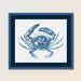 Blue Crab Cross Stitch Pattern, Instant Download, Printable Sealife PDF ...