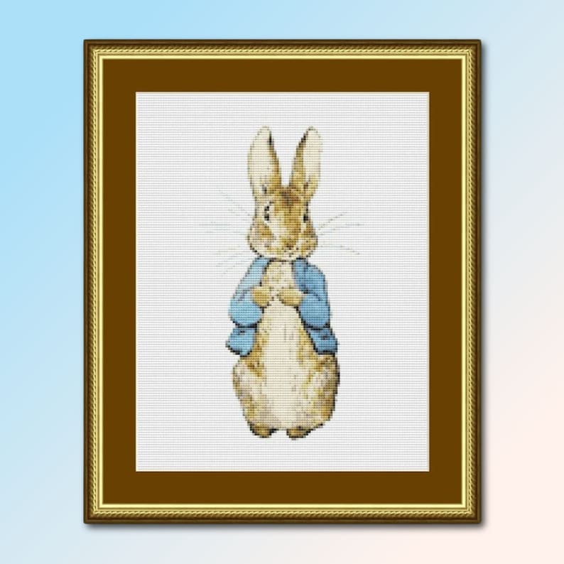 Peter Rabbit Cross Stitch Pattern: Beatrix Potter Xstitch Chart (PDF ...