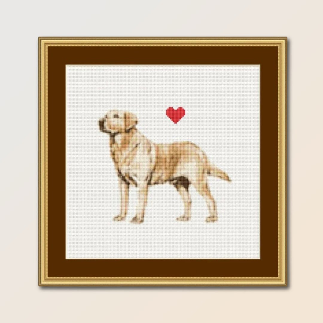 Labrador Retriever Cross Stitch Pattern, Instant Download, Printable ...