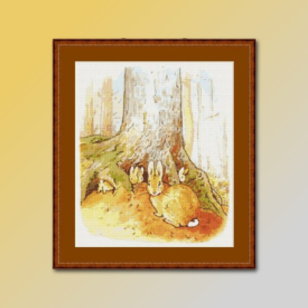 Beatrix Potter, Peter Rabbit Cross Stitch Pattern, "once Uopn A Time ...