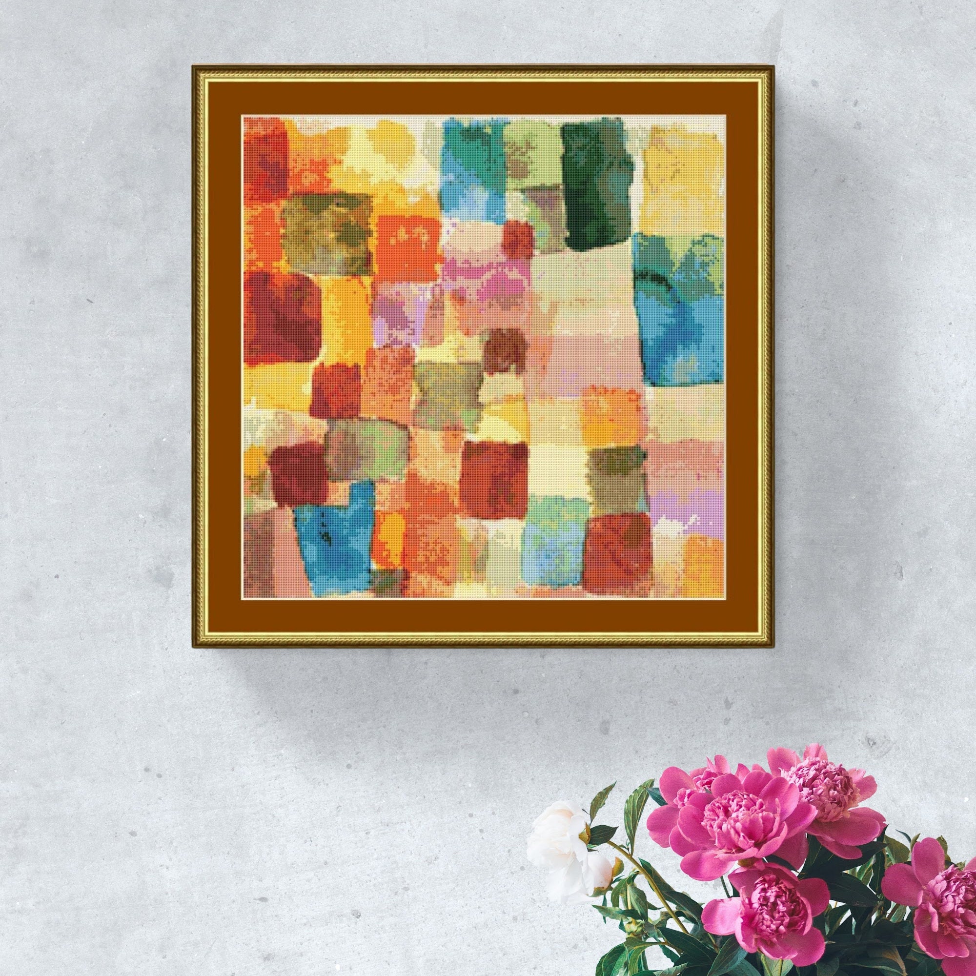 Paul Klee Cross Stitch Pattern, Instant Digital Download, Modern ...