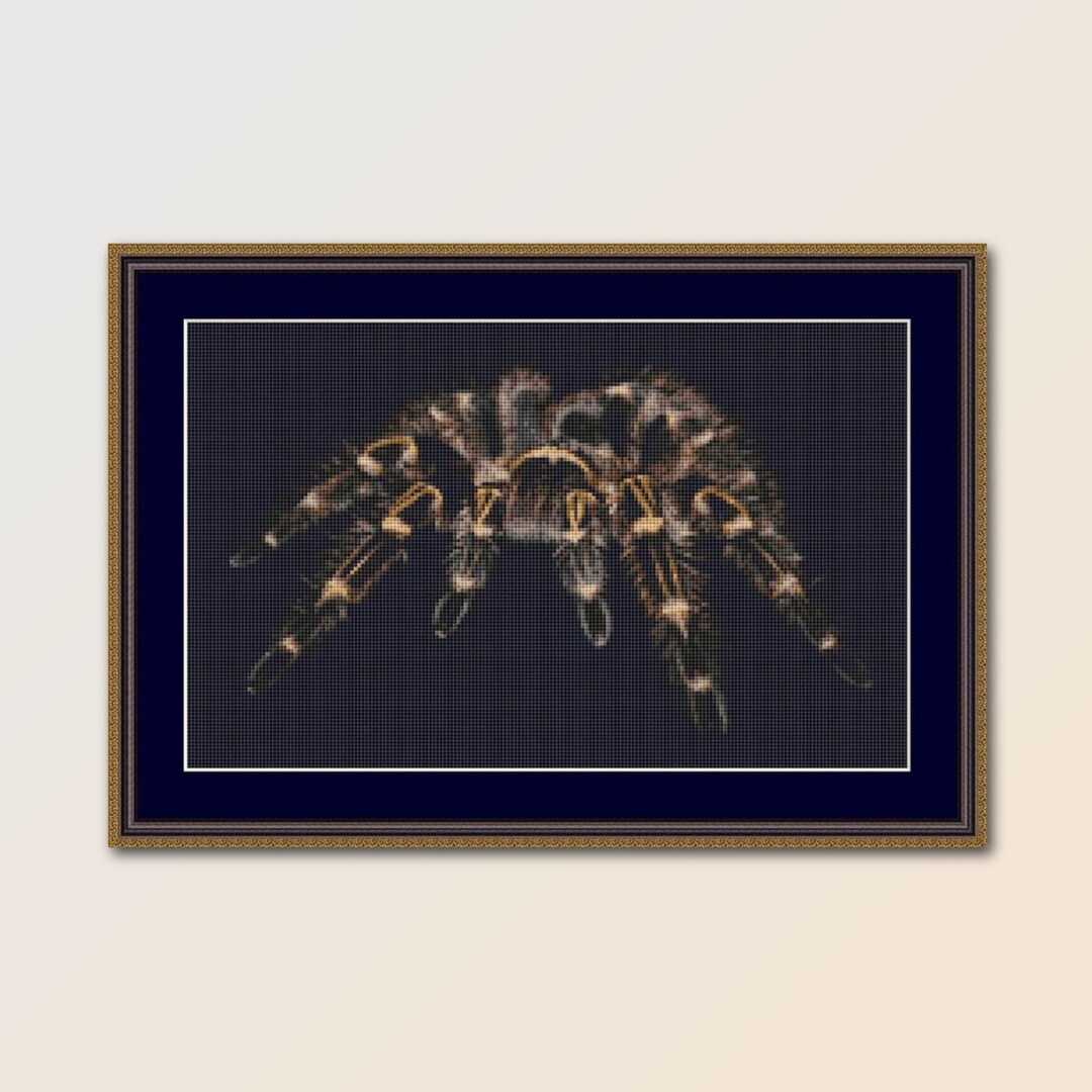 Printable Tarantula Cross Stitch Pattern, Instant Digital Download ...