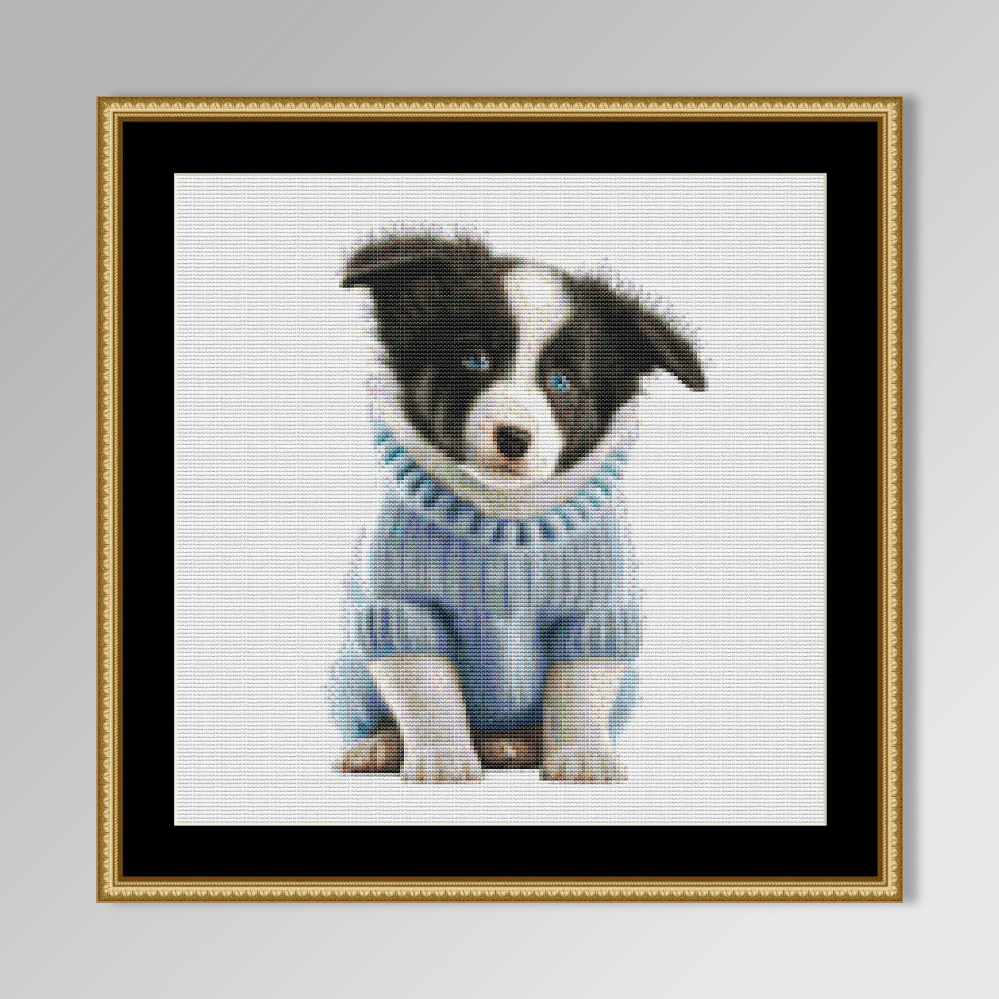 Border Collie Cross Stitch Pattern, Instant Digital Download, Printable ...