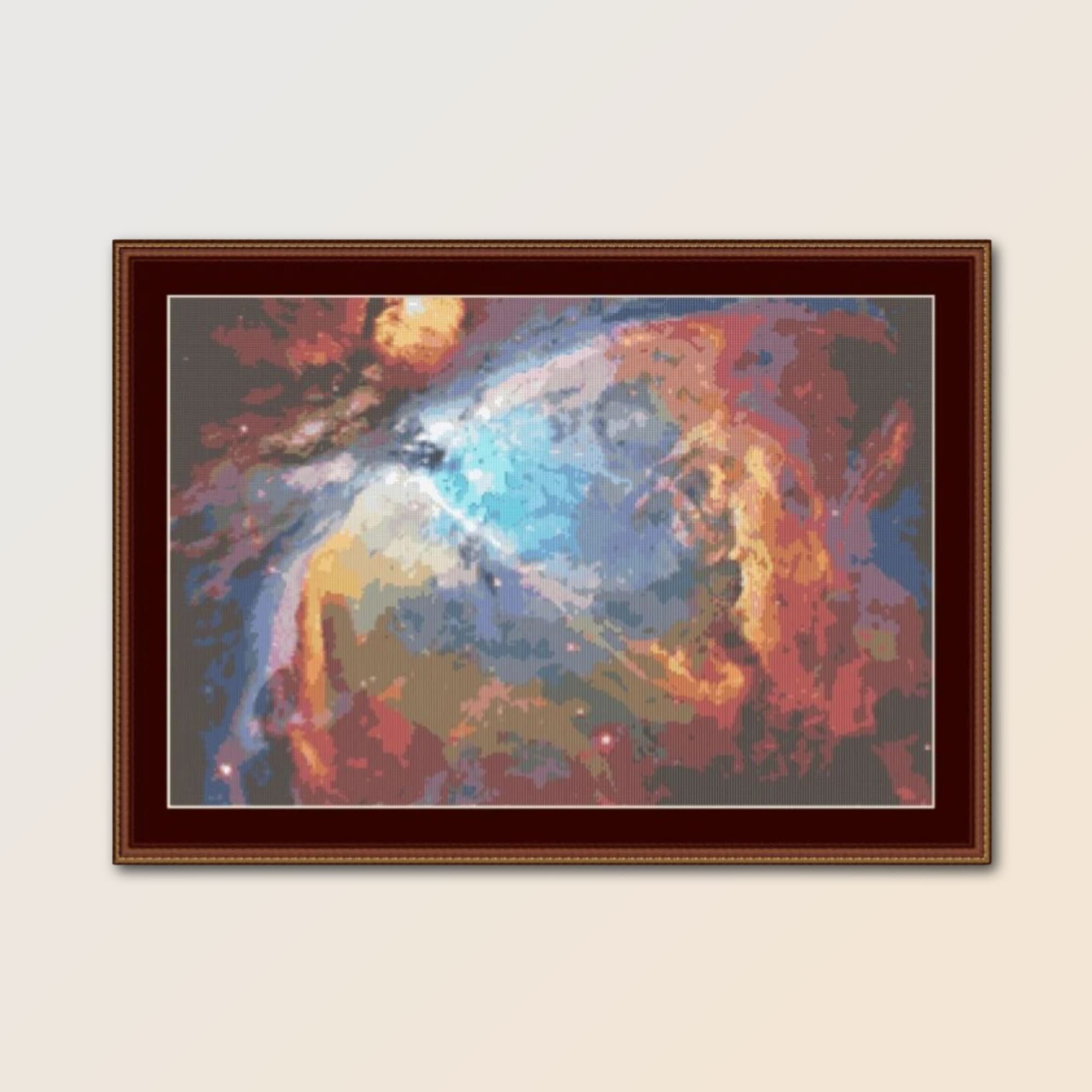 Printable Orion Nebula Cross Stitch Pattern Instant Digital - Etsy