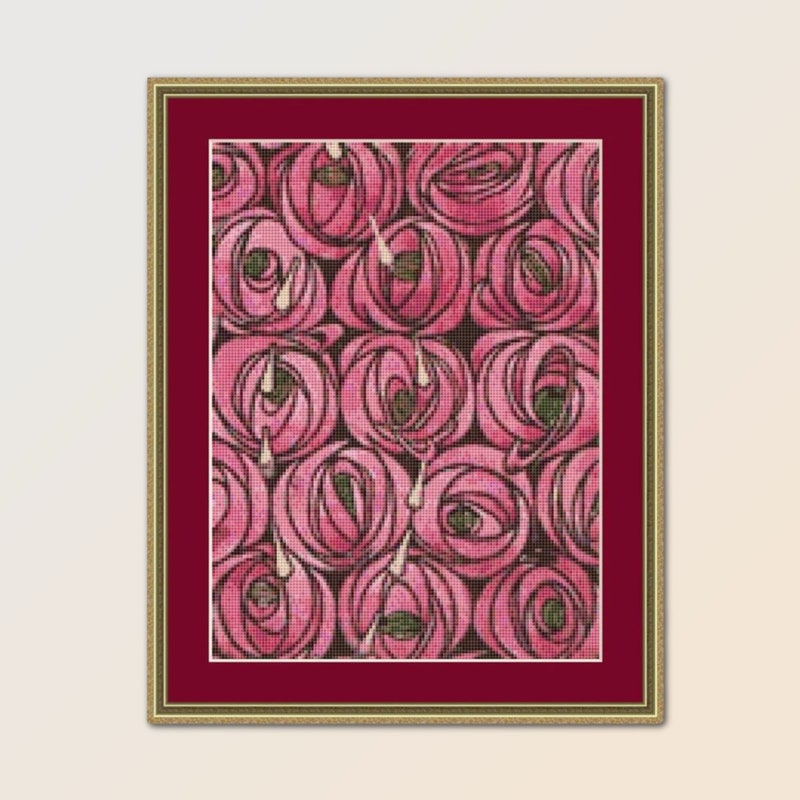 Mackintosh Rose - Etsy