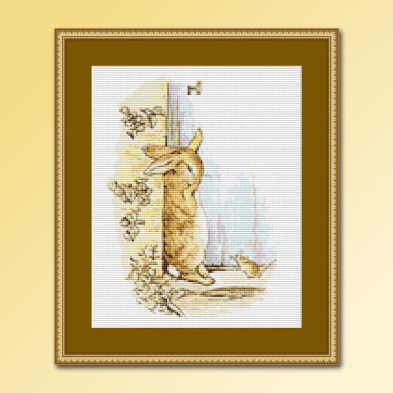 Peter Rabbit Cross Stitch Pattern, "peter Began to Cry", Instant ...