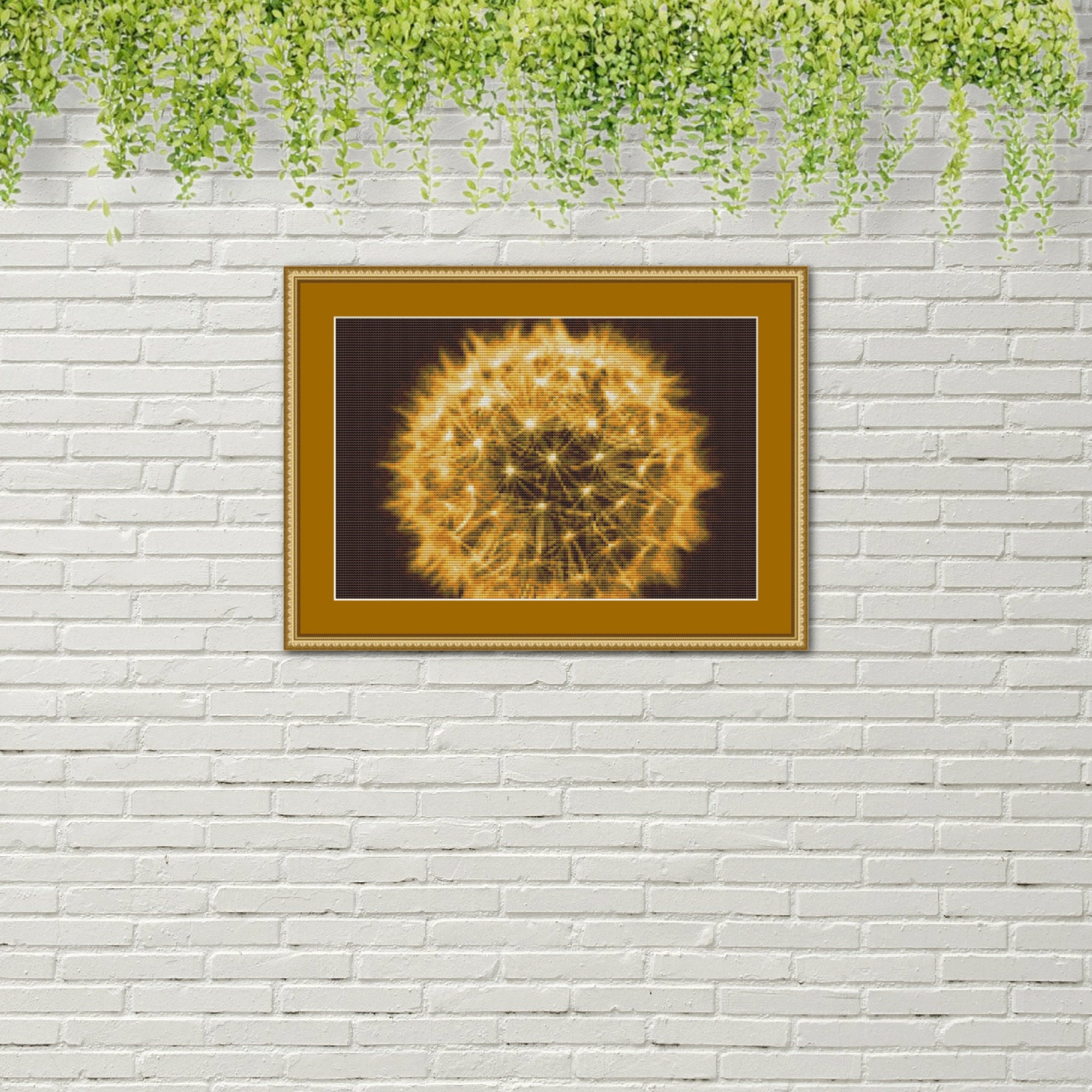 Printable Dandelion Cross Stitch Pattern Instant Digital - Etsy