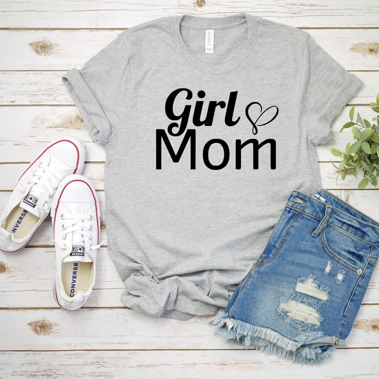 Girl Mom Heart Svg - Etsy