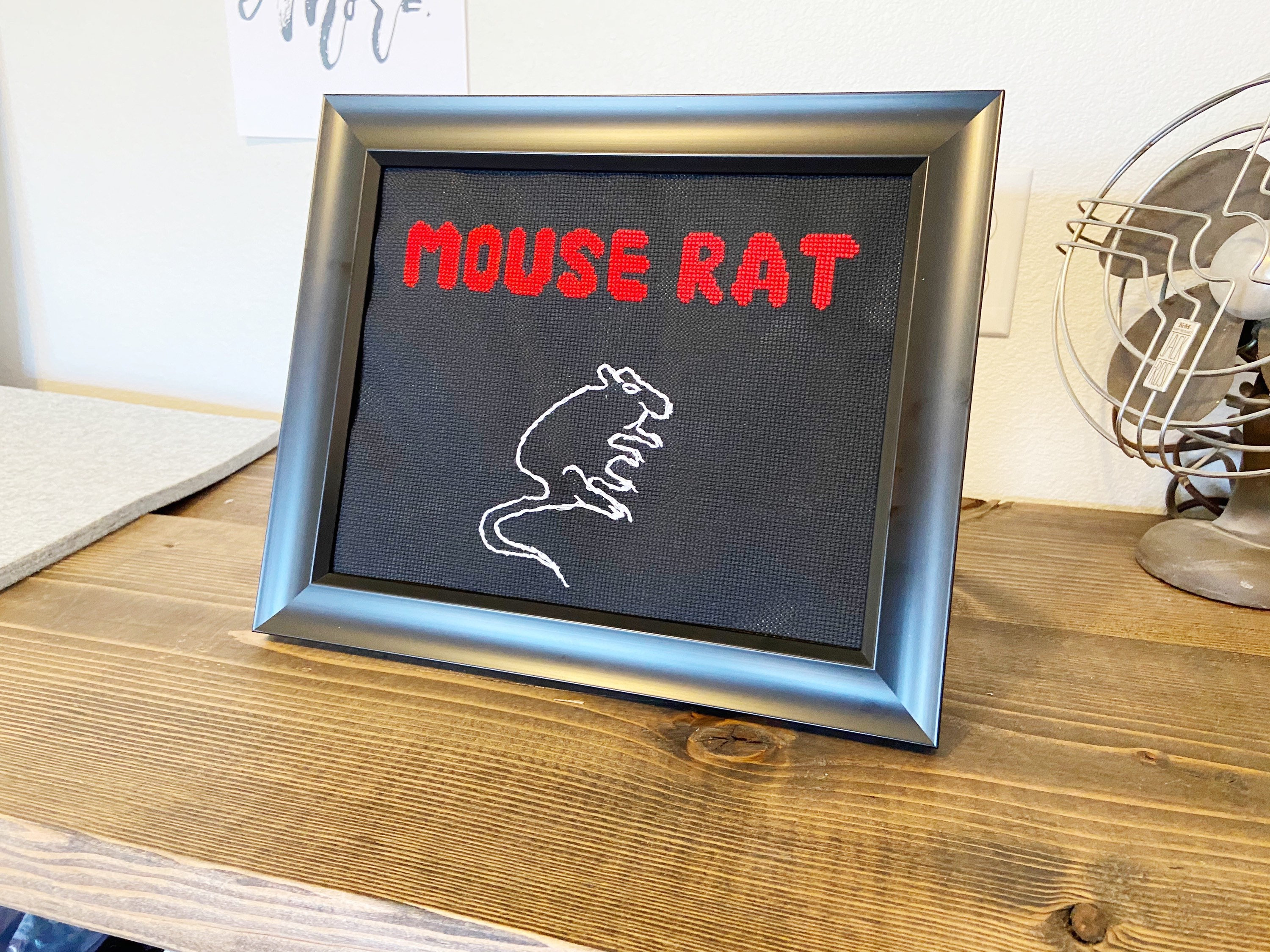 Mouse Rat Band Logo Cross Stitch - Etsy