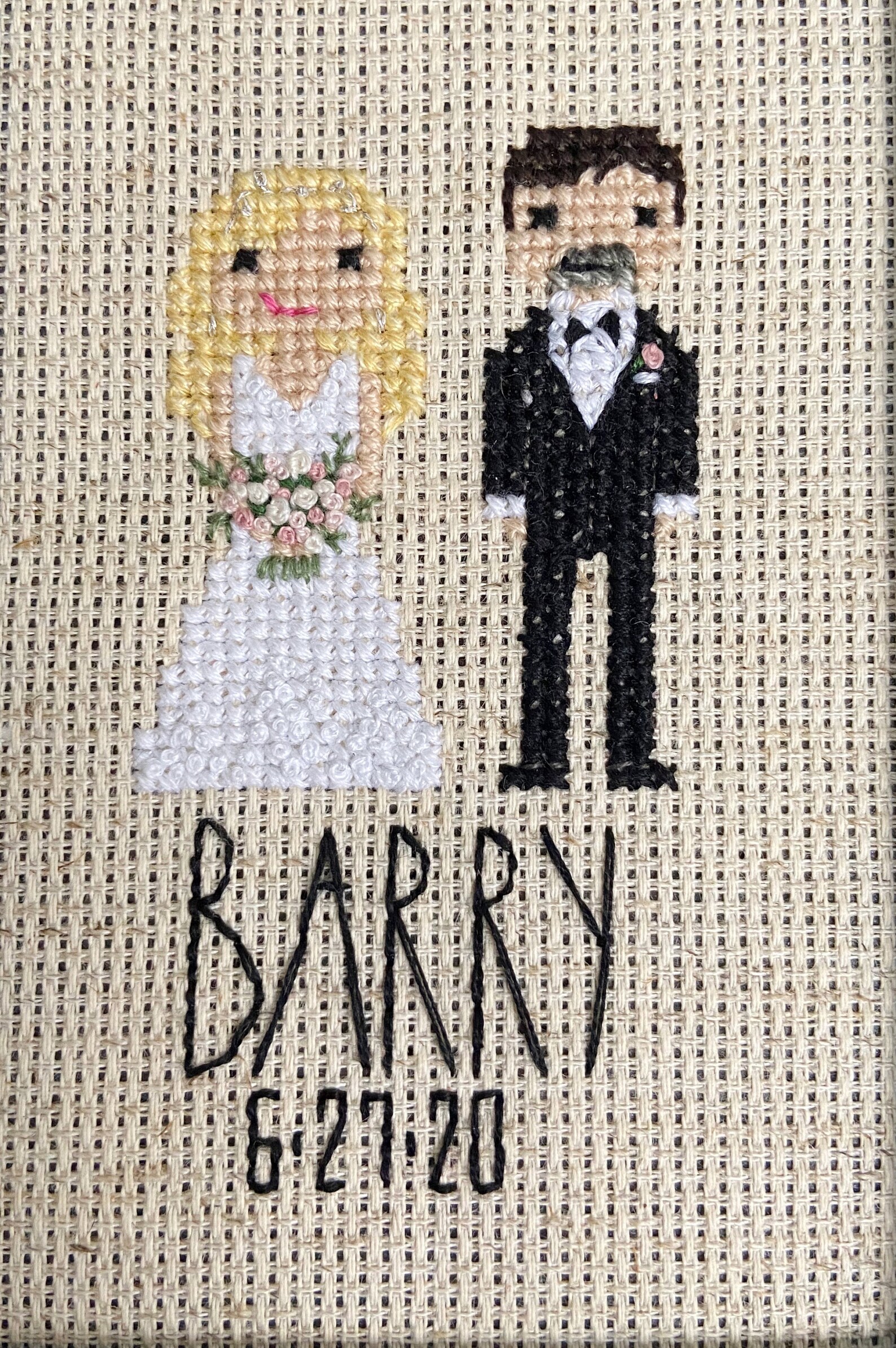 Wedding Day Cross Stitch - Etsy