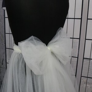 Bridal Detachable Train With Belt and Bow, Removable Train, Wedding ...